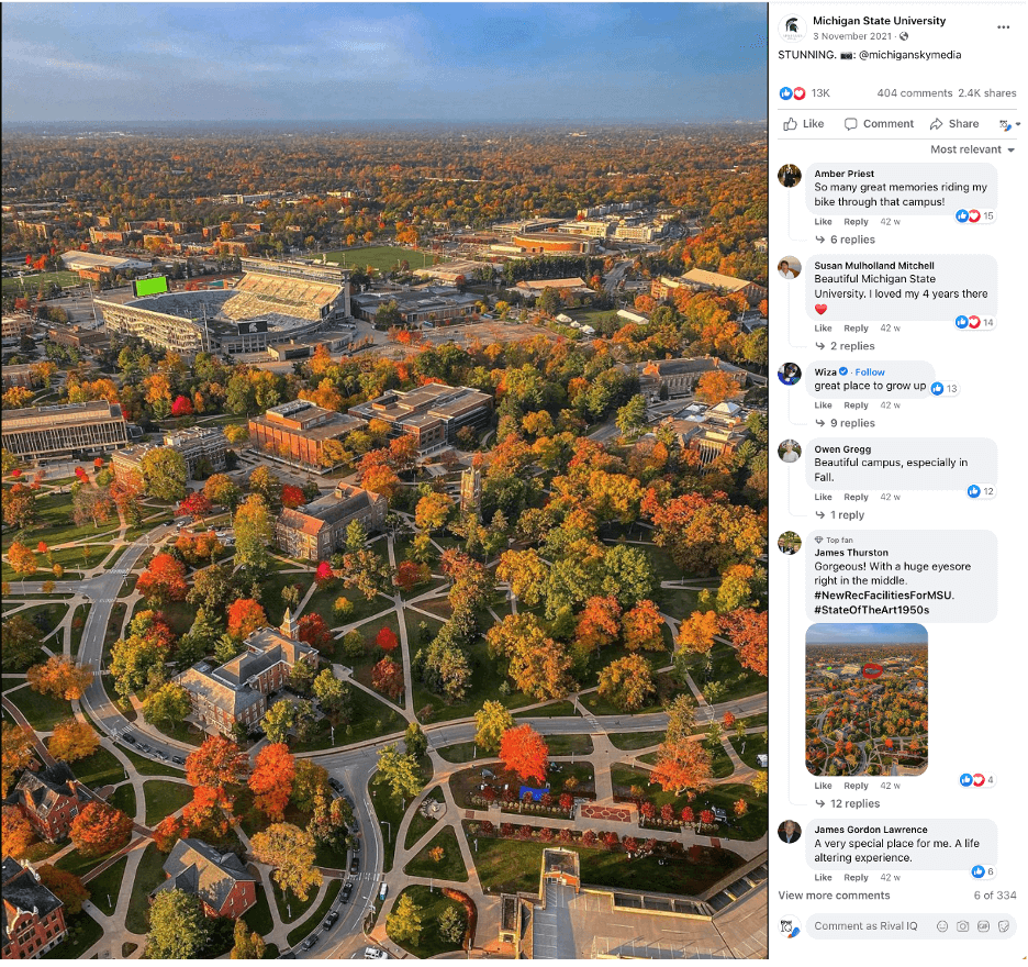 Top 9 Facebook Trends from the Best Universities in 2022 | Rival IQ