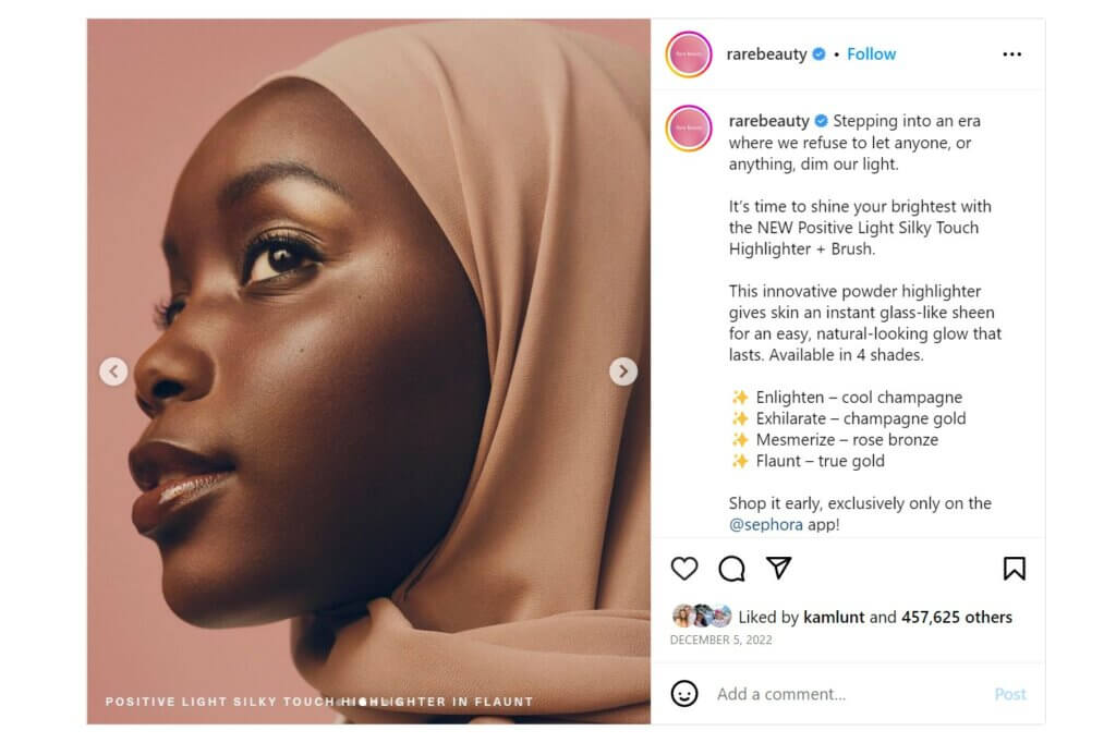 The Top 5 Beauty Brands on Instagram and Where They Shine